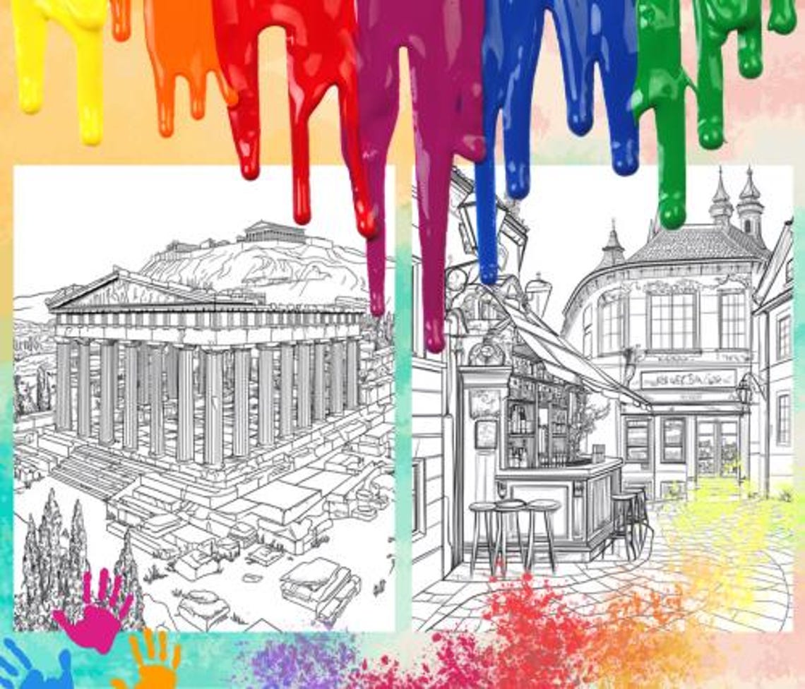 European Capitals Coloring Pages – 15 Printable PDF Sheets for All Ages ...