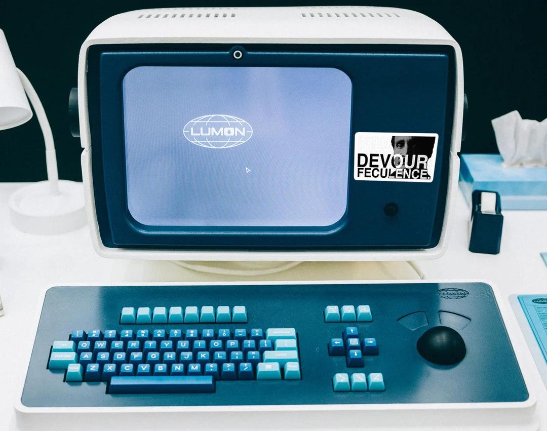 Severance Sticker – 'devour Feculence' Lumon Industries Quote, Vinyl ...