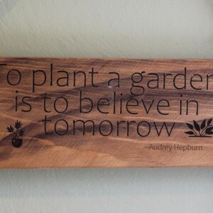 Reclaimed Wood Propagation Station, Sign for Flowers, Plants ...