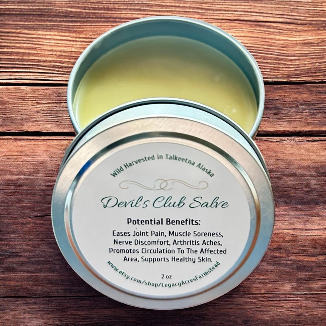 Devil’s Club Healing Salve -handcrafted | Wild-harvested | Small Batch ...