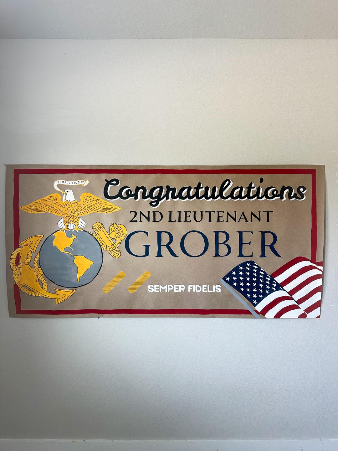 Custom Congratulations Banner, Military Graduation Banner ...