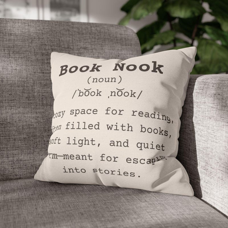 Library Pillow - Etsy