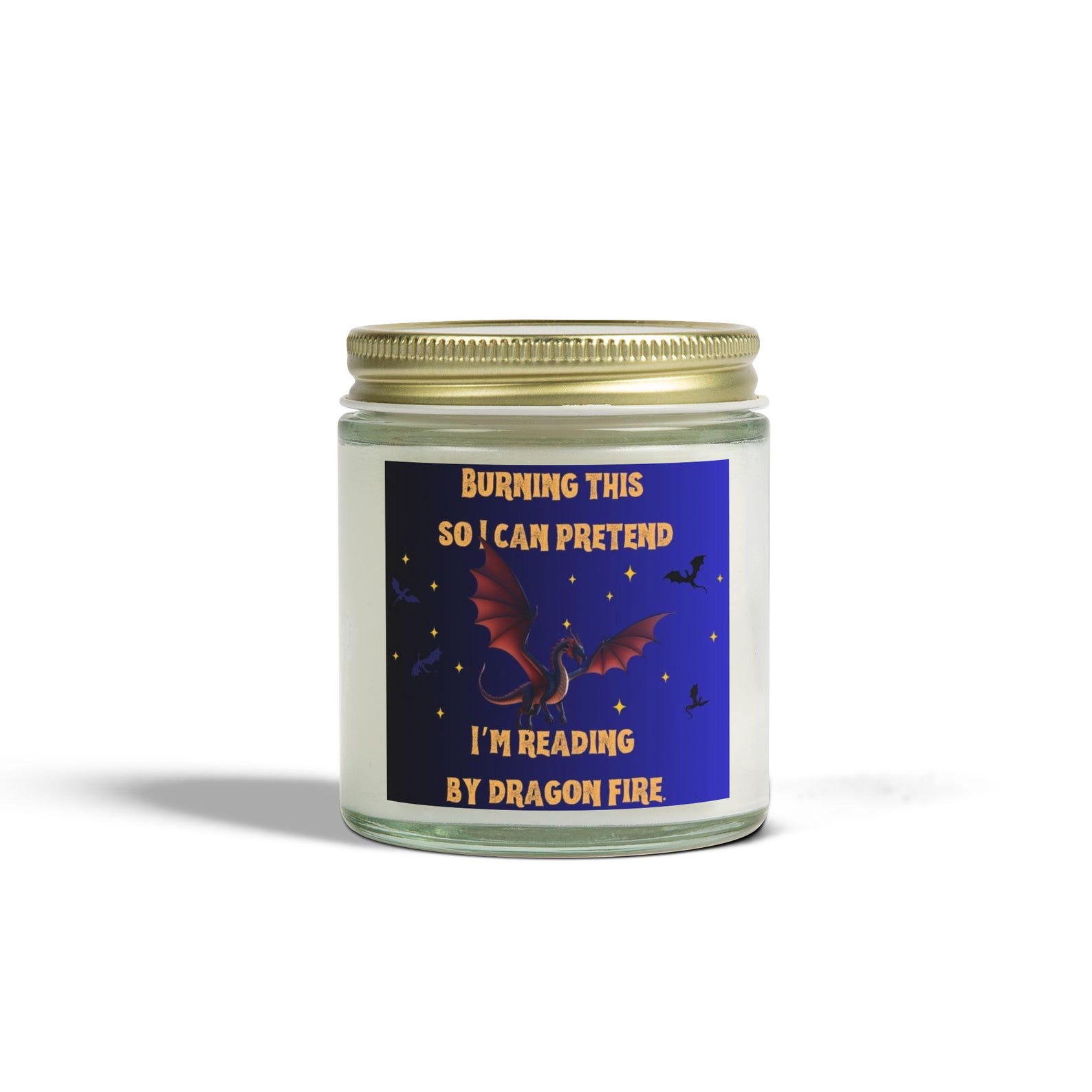 Fantasy-themed Scented Candles, Dragon Fire Reading Candle, Cozy Home ...