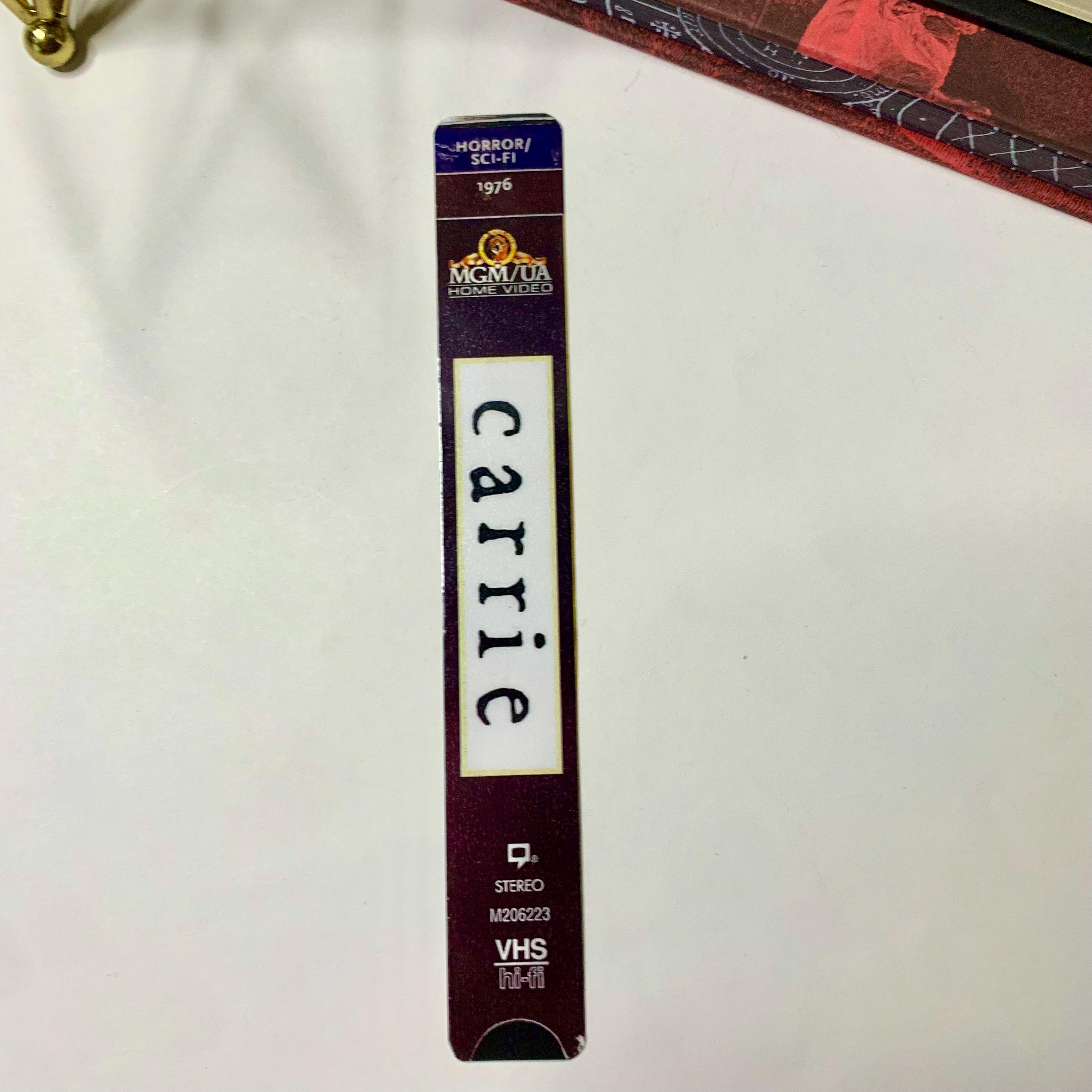 Stephen King VHS Spine Bookmarks – Retro Horror Movie Inspired ...