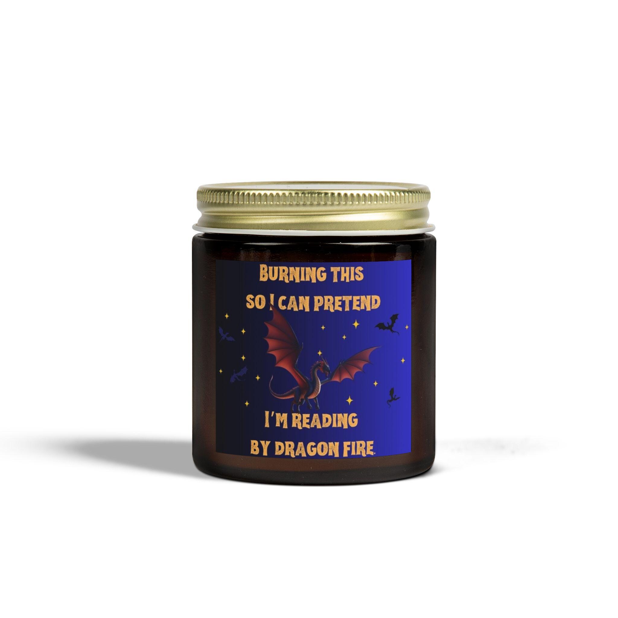Fantasy-themed Scented Candles, Dragon Fire Reading Candle, Cozy Home ...