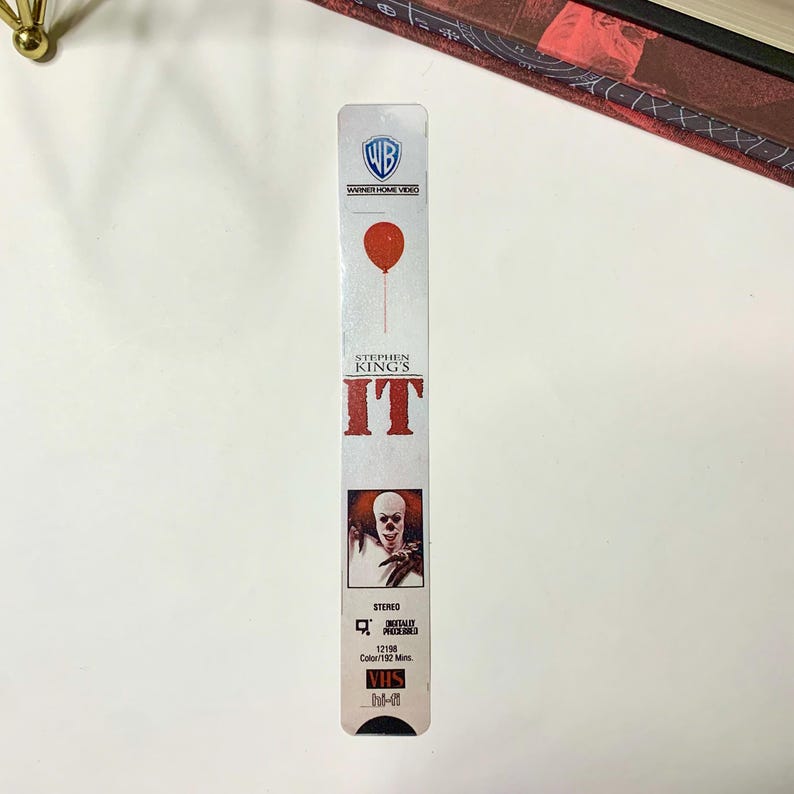 Stephen King VHS Spine Bookmarks – Retro Horror Movie Inspired ...
