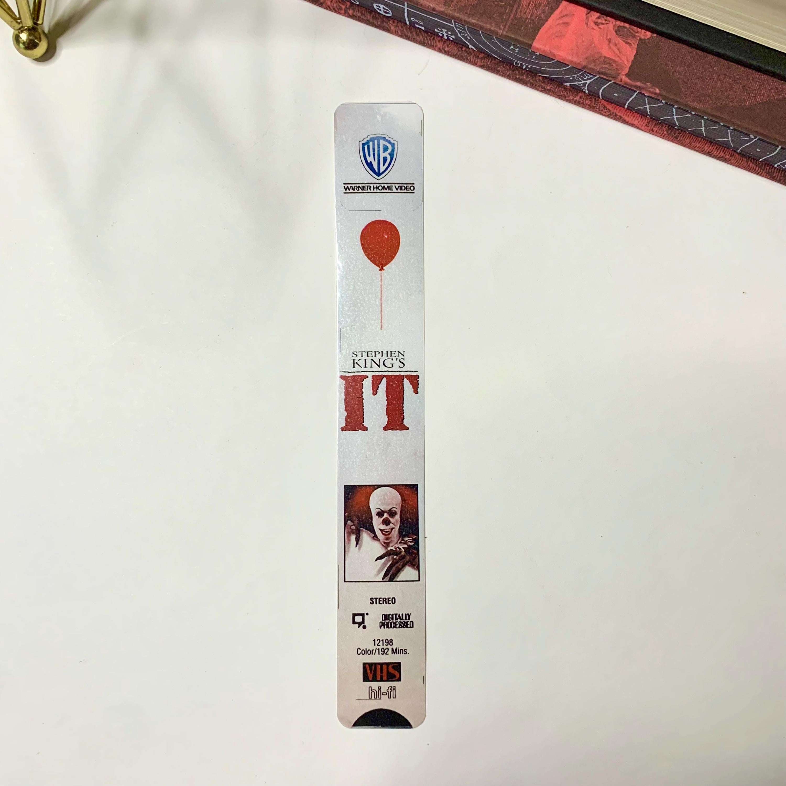 Stephen King VHS Spine Bookmarks – Retro Horror Movie Inspired ...