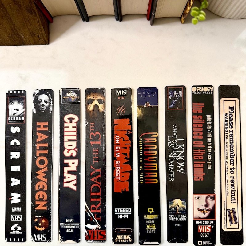 Vintage Horror Bookmarks - Etsy