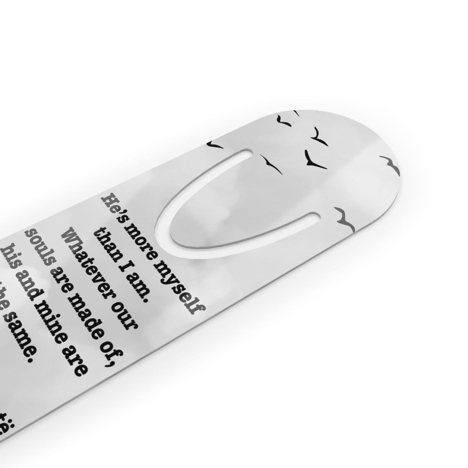 Wuthering Heights Bookmark, Emily Brontë Quote, Gothic Romance Bookish ...