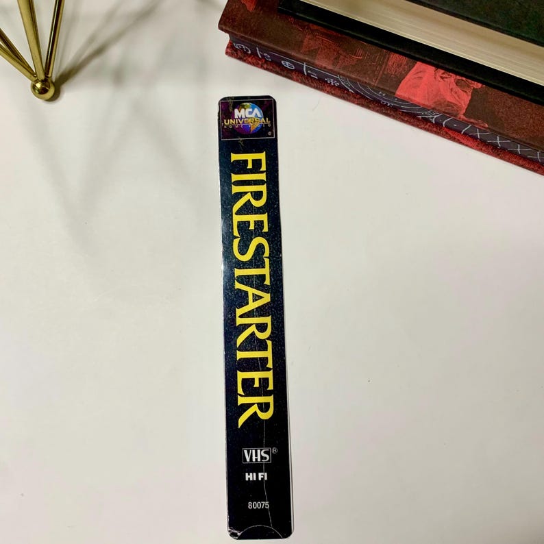 Stephen King VHS Spine Bookmarks – Retro Horror Movie Inspired ...
