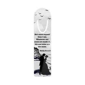 Wuthering Heights Bookmark, Emily Brontë Quote, Gothic Romance Bookish ...