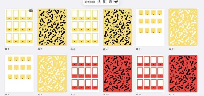 Guess Who Board Canva Template - Easily Printable - Etsy