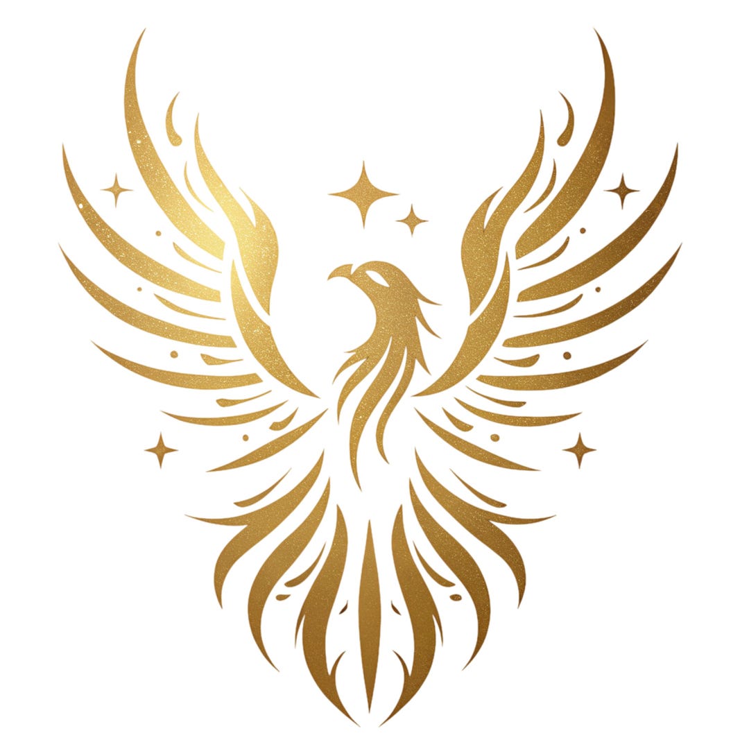 15 PNG Phoenix Images - Gold - Transparent Clipart - High Resolution ...