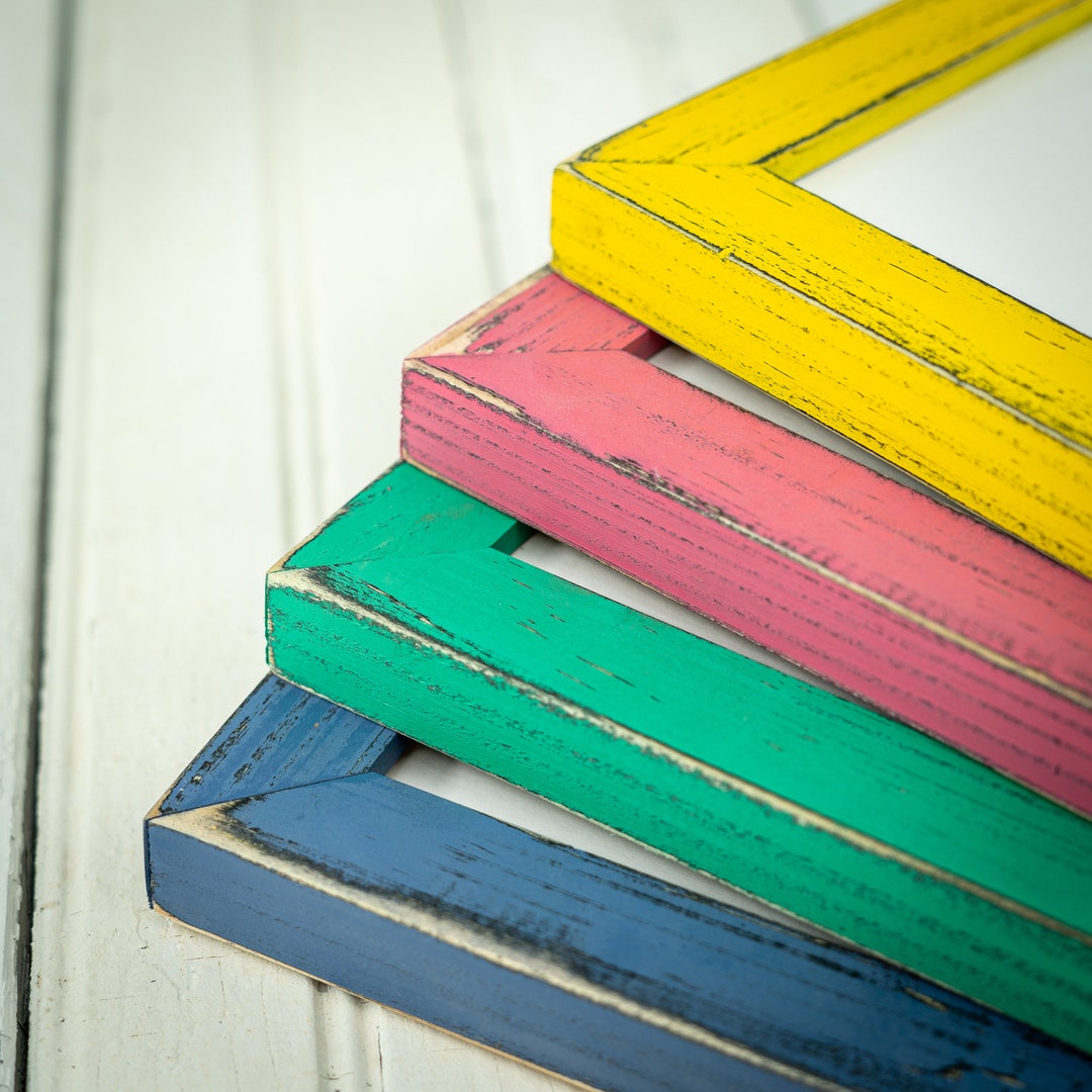 Weathered Emily - Choose Your Color/size - Handmade Picture Frame ...