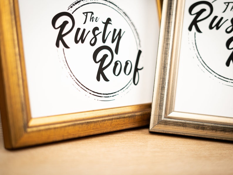 Beveled Brushed Gold Frame Brushed Silver Picture Frame - Etsy