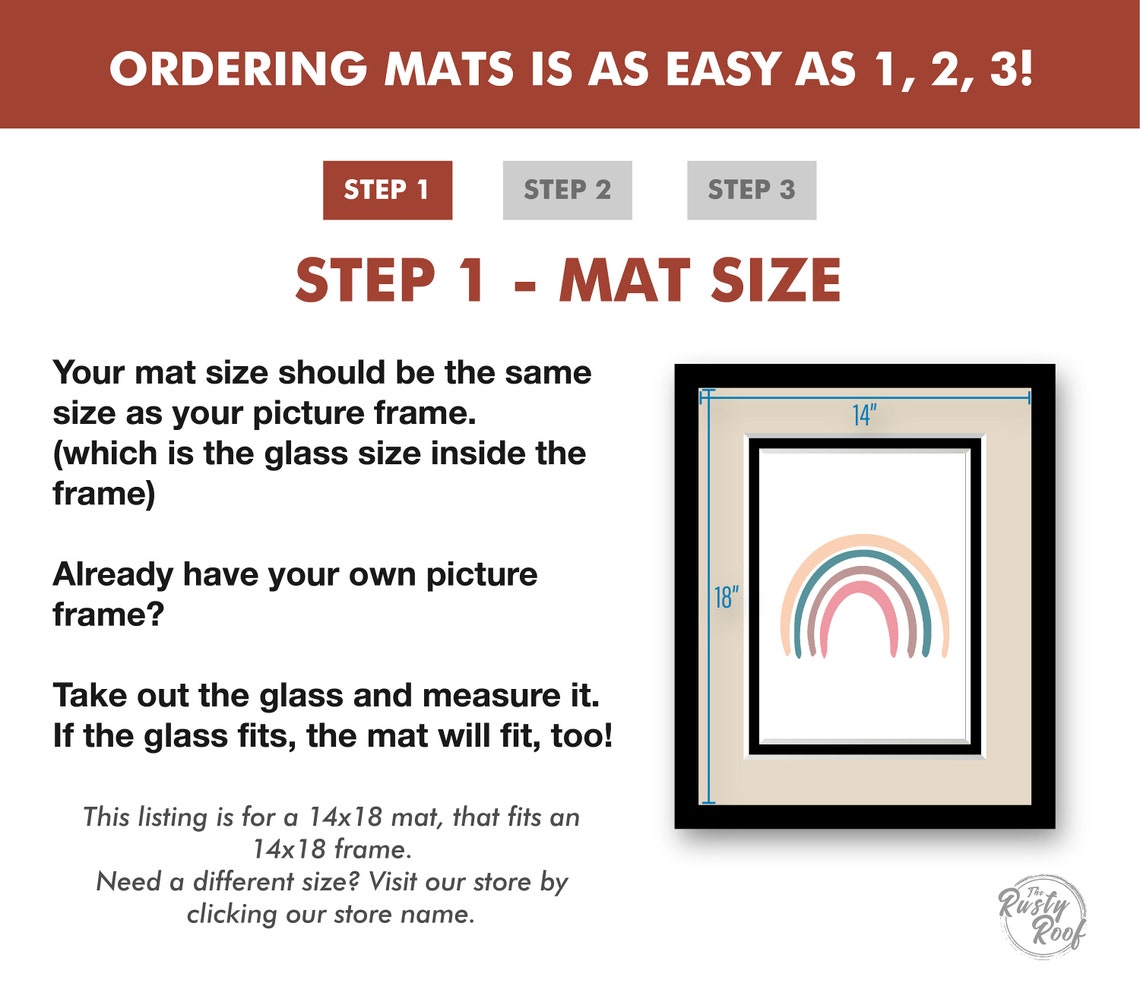 14x18 Premium Double Matboard Variety of Colors and Sizes - Etsy