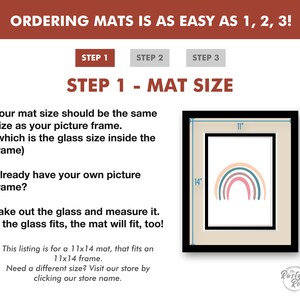11x14 Premium Double Matboard - Variety of Colors and Sizes - Choose ...