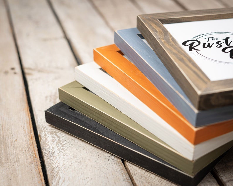 Distressed Emily Frame Wood Picture Frames Picture Frames - Etsy