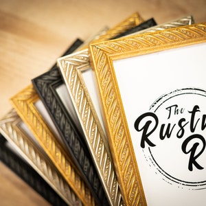 Narrow Rope Picture Frames, Choose Your Size, Minimalistic Hanging ...