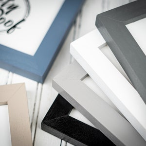 Anna Solid Color Frame- Choose Your Size/color- Narrow Frame - Handmade ...