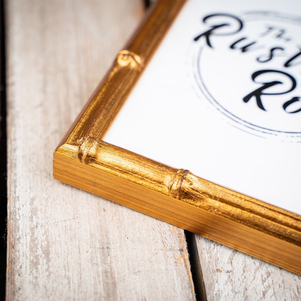 Bamboo Frame - Etsy