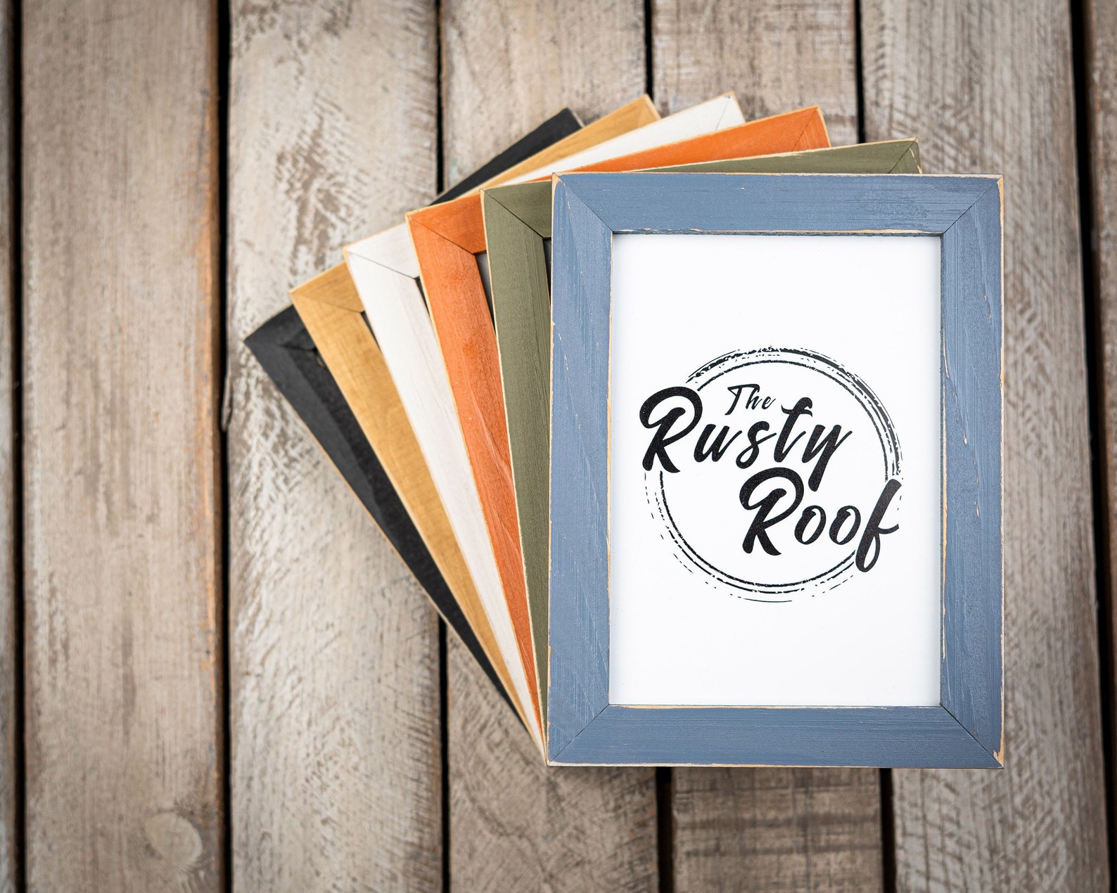 Distressed Emily Frame Wood Picture Frames Picture Frames - Etsy