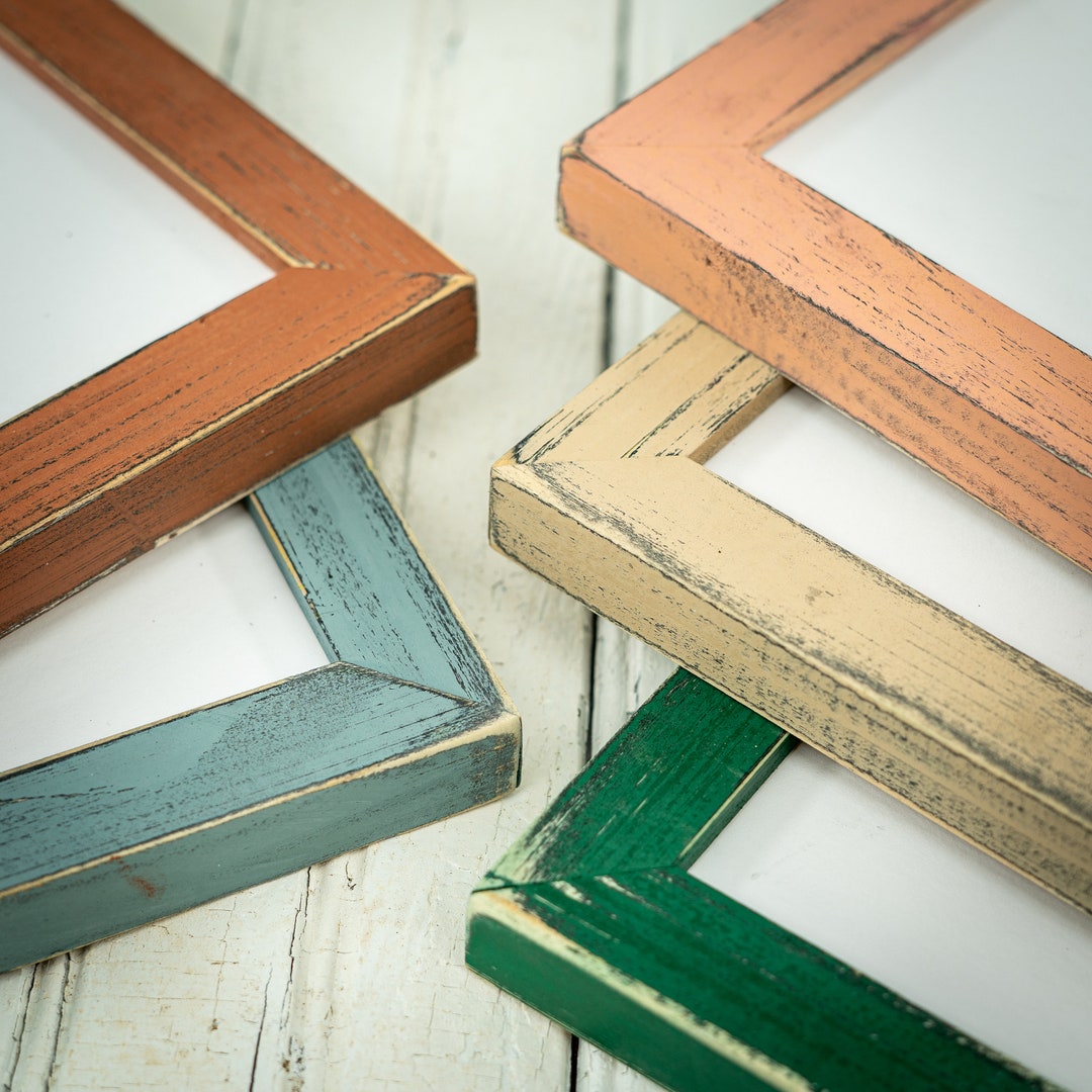 Weathered Emily - Choose Your Color/size - Handmade Picture Frame ...