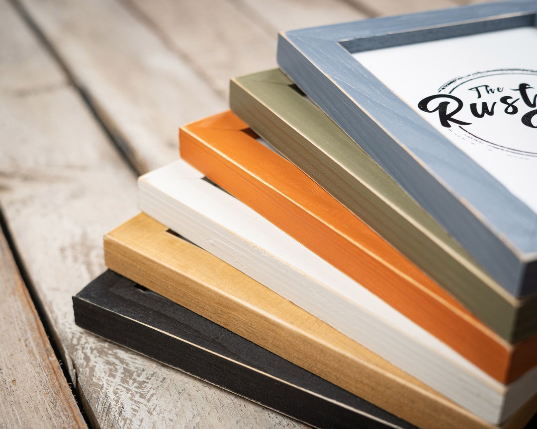 Distressed Emily Frame Wood Picture Frames Picture Frames - Etsy