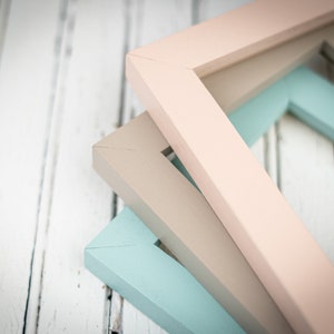 Anna Solid Color Frame- Choose Your Size/color- Narrow Frame - Handmade ...