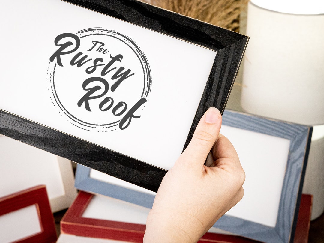 Panoramic Distressed Emily Picture Frame - Choose Your Color & Size ...