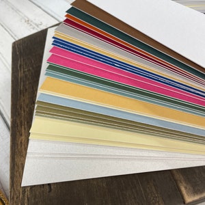 Lot of Matboards - Variety of Colors - 8x10 Matboard With Opening for ...