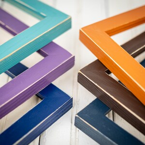 Distressed Emily Frame, Wood Picture Frames, Picture Frames, Rustic ...