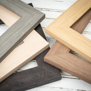 Wide Savannah Picture Frame - Choose Your Size and Finish - Clean-lined ...