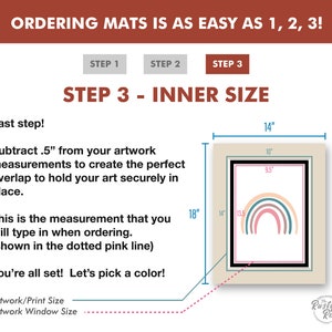 14x18 Premium Double Matboard Variety of Colors and Sizes Choose Your ...