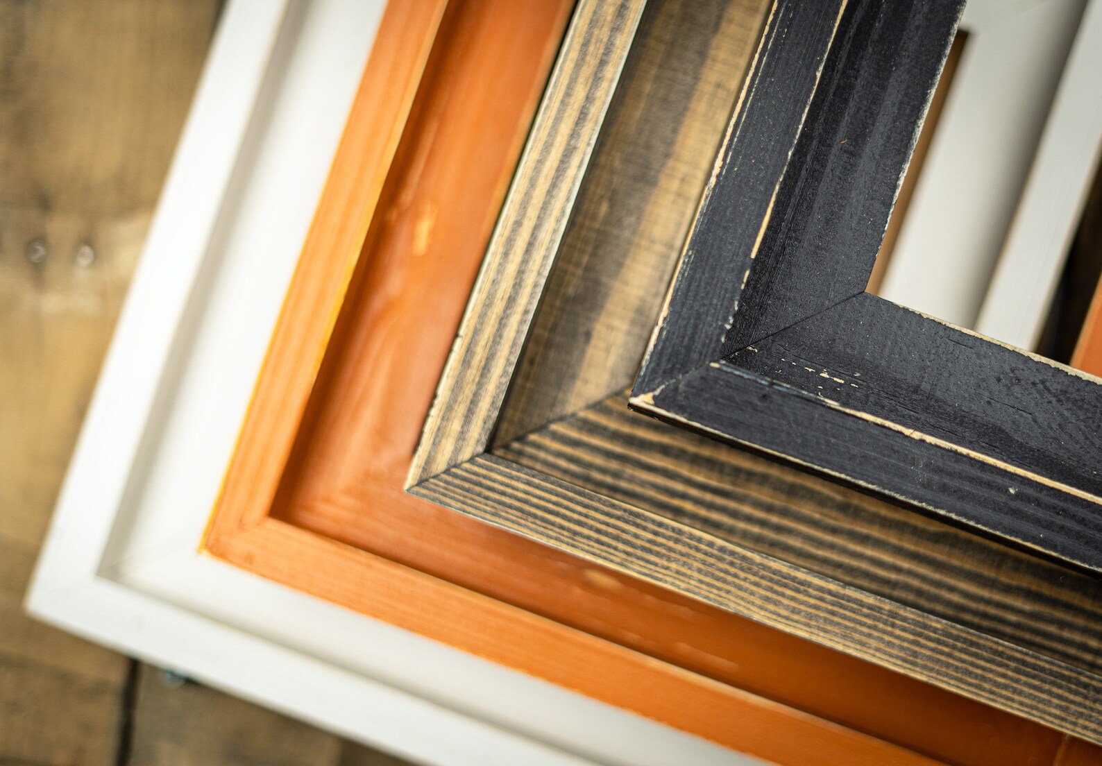 Distressed Farmhouse Stacked Frame 8x10 Frame Rustic Picture - Etsy