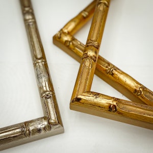 Bamboo Picture Frame - Gold Bamboo- Antique Gold Bamboo - 8x10 - 5x7 ...