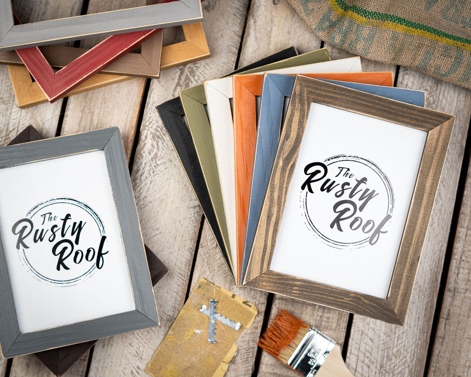 Distressed Emily Frame Wood Picture Frames Picture Frames - Etsy