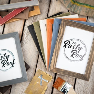 Distressed Emily Frame Wood Picture Frames Picture Frames - Etsy