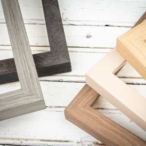 Handcrafted Narrow Savannah Picture Frame - Choose Your Size and Finish ...