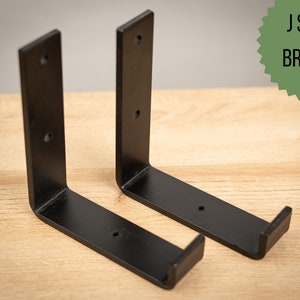 Heavy Duty Steel Brackets-industrial Open Shelf Set-iron Metal Shelving ...