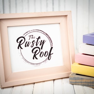 Distressed Farmhouse Stacked Frame, 8x10 Frame, Rustic Picture Frame ...