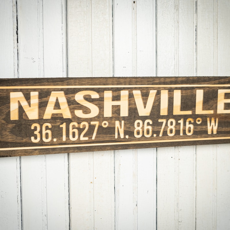 Wood Lake Bathroom Sign - Etsy