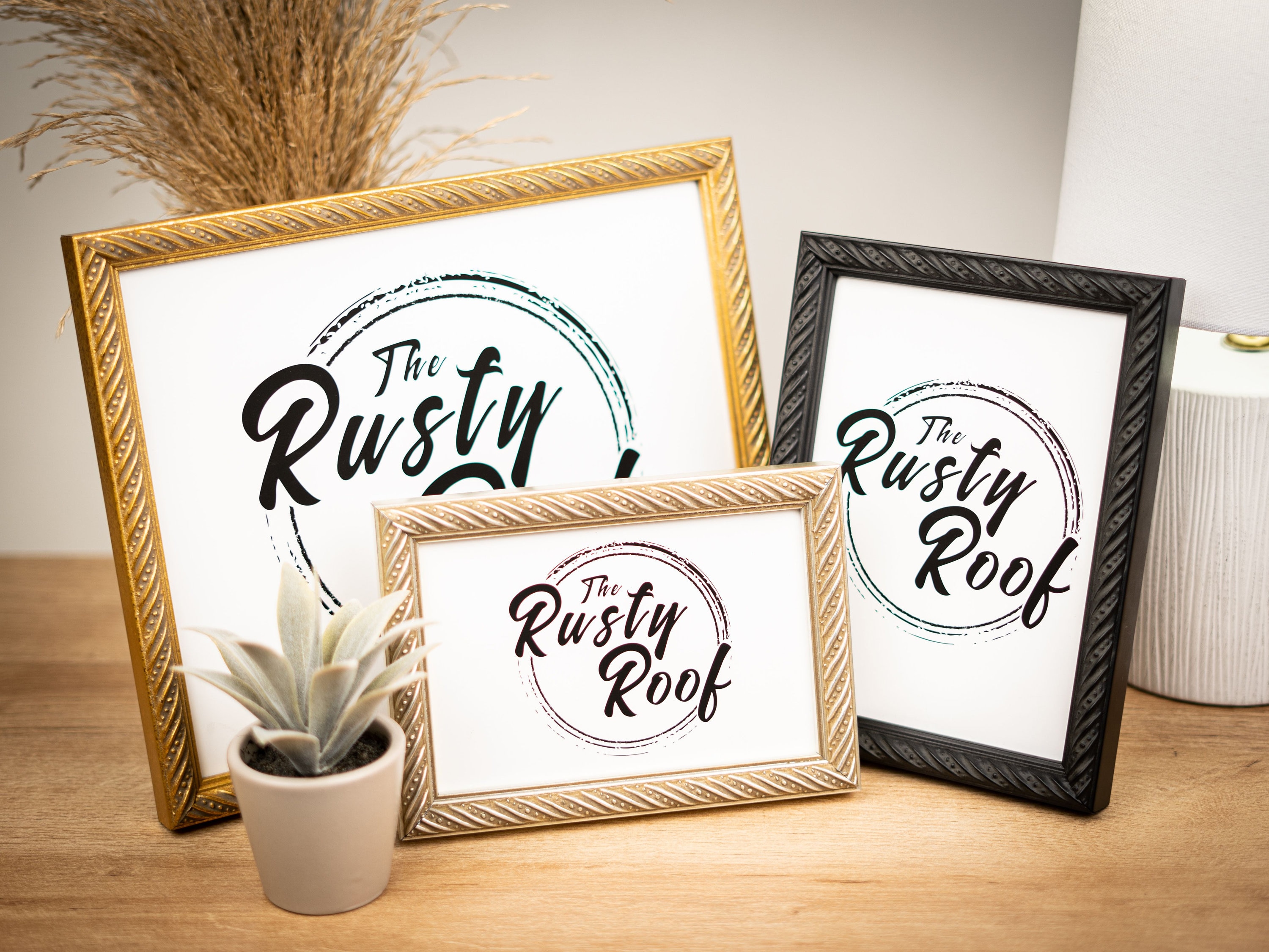 Narrow Rope Picture Frames, Choose Your Size, Minimalistic Hanging ...