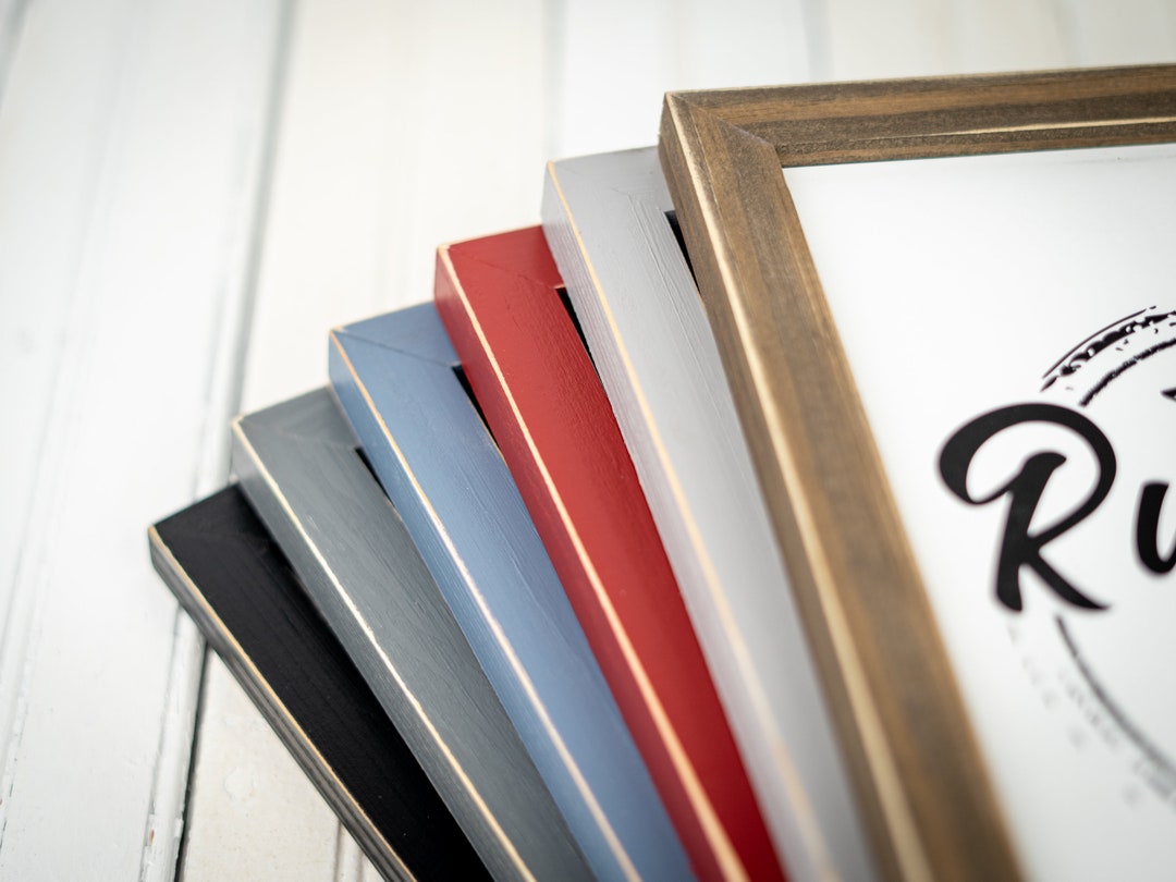 Distressed Emily Frame, Wood Picture Frames, Picture Frames, Rustic ...