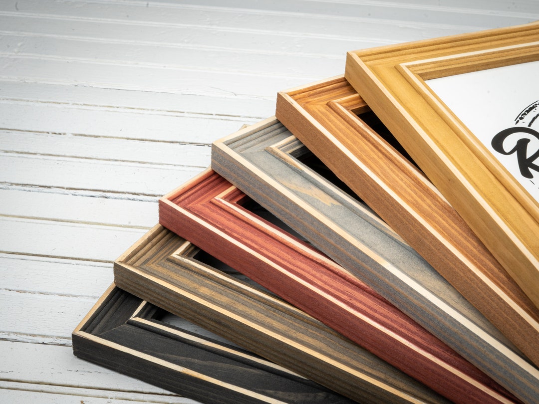 Distressed Classic Picture Frame - Rustic Tabletop Frame - Desktop ...