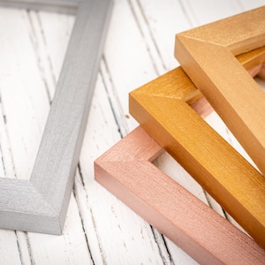 Anna Solid Color Frame- Choose Your Size/color- Narrow Frame - Handmade ...