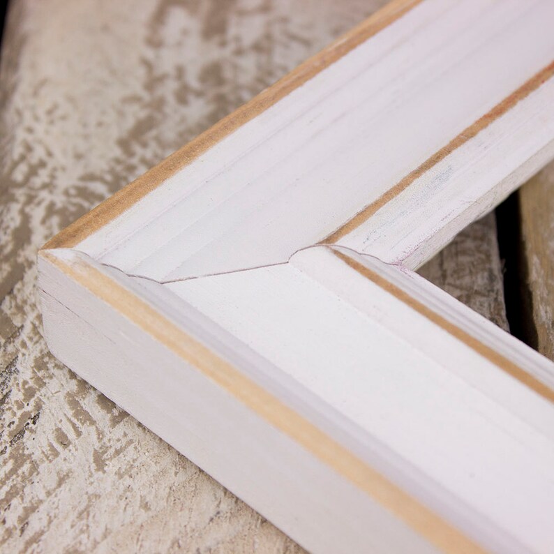 Distressed Classic Frame Classic Frame Rustic Picture Frame - Etsy