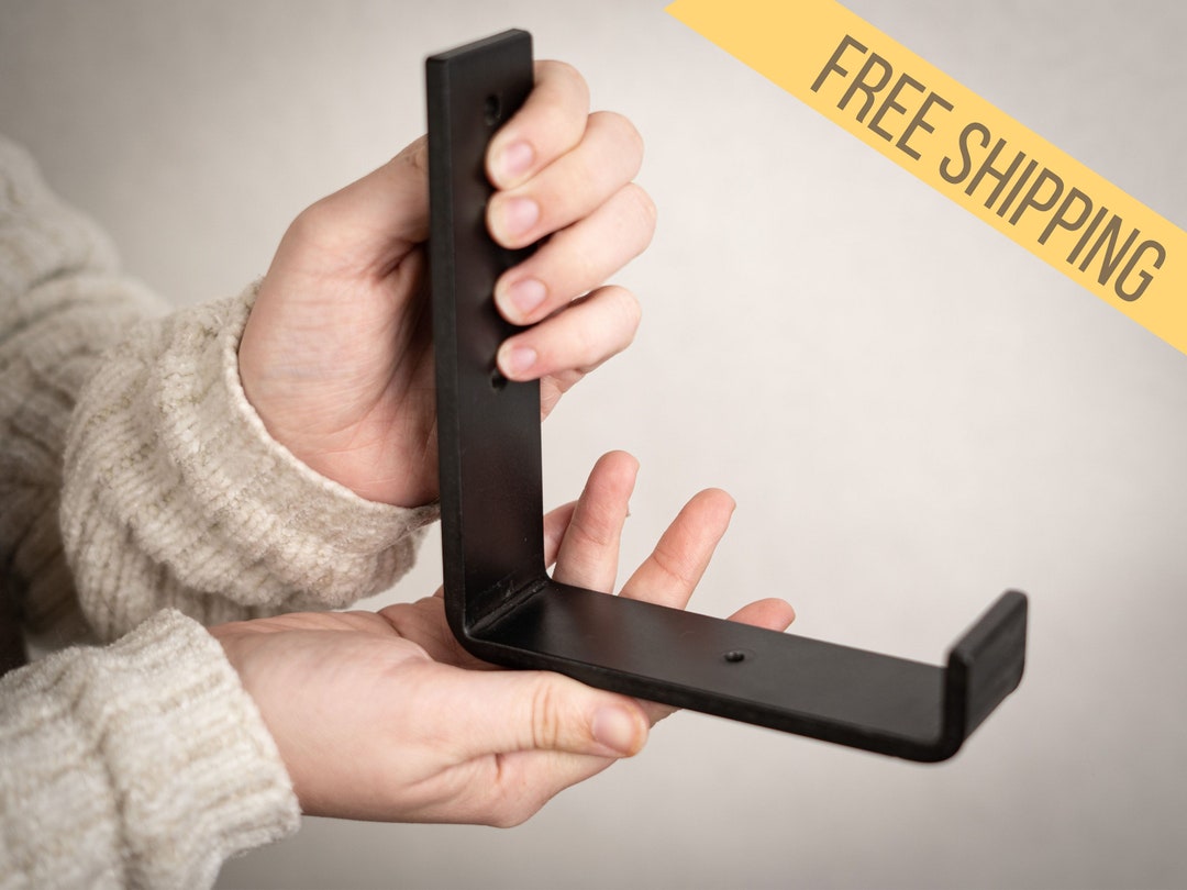 Heavy Duty Steel Brackets-industrial Open Shelf Set-iron Metal - Etsy