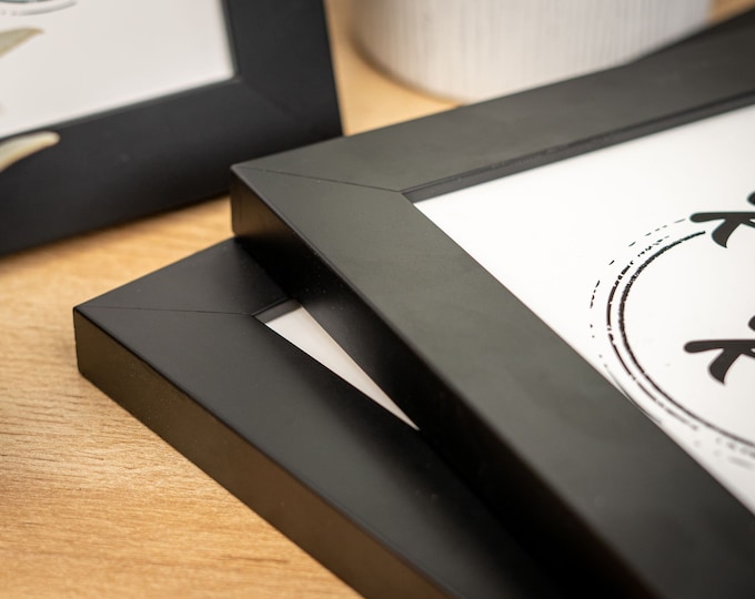 Square Black Picture Frames From 4x4" to 24x24" for Home, Office ...