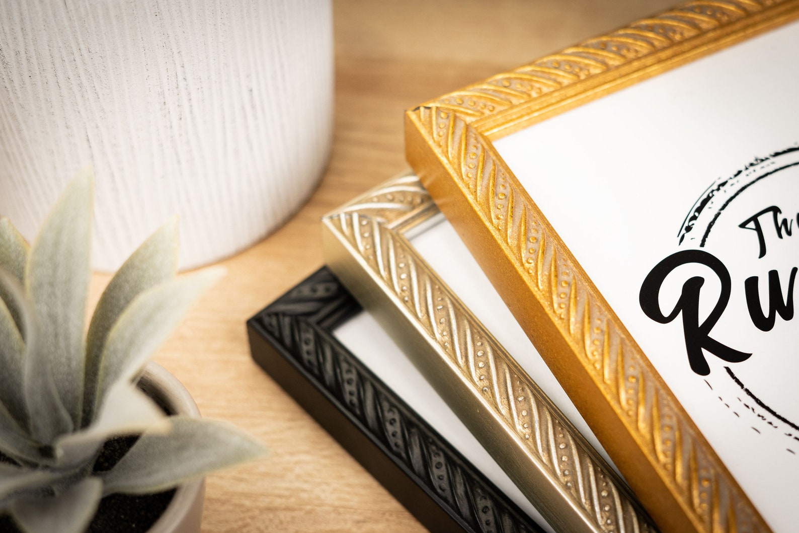 Narrow Rope Picture Frames, Choose Your Size, Minimalistic Hanging ...